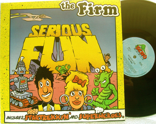 Novelty Synth Pop Disco - THE FIRM Serious Fun Vinyl 1987