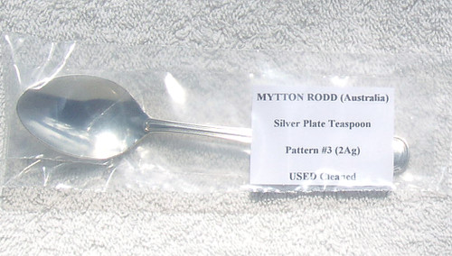 MYTTON RODD (Australia) Pattern #3 Silver Plate Teaspoon USED Cleaned