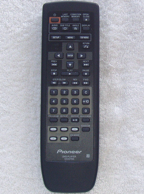 Genuine Retro PIONEER Carousel DVD Player Remote Control Model VXX2705 ...