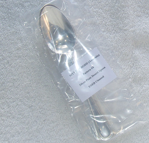 MYTTON RODD (Australia) Heirloom Pattern #4 Silver Plate Desert Spoon ...