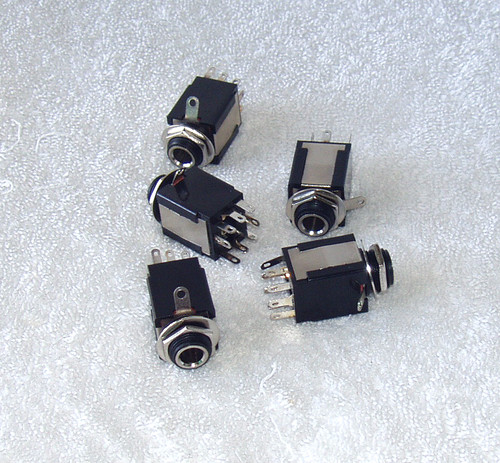 SWITCHCRAFT Two Channel (TRS) 6.35mm With 2x SPDT Switching Panel Jack ...
