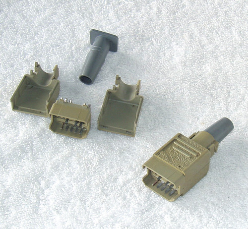Vintage SMK (Japan) Multi-Way Male In-Line Connector USED Clean