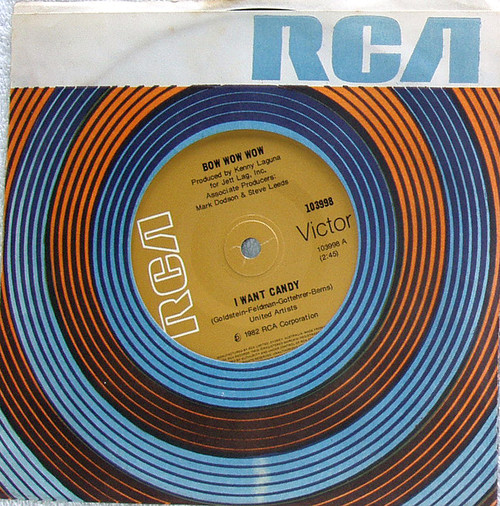 New Wave - BOW WOW WOW I Want Candy 7" Vinyl 1982