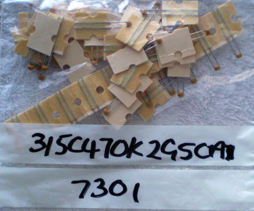 KEMET Monolythic Capacitor 47pF 200V NEW Old Stock