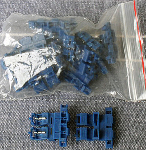 Pack of 10 Blue Automotive Splice Connectors - Brand New