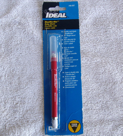 IDEAL Optical Fiber DualScribe Ruby Blade #45-357 NEW Old Stock