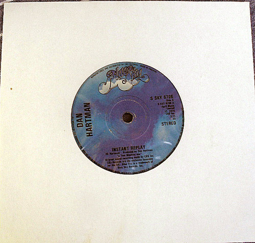 Disco - Dan Hartman Instant Replay 7" Vinyl 1978