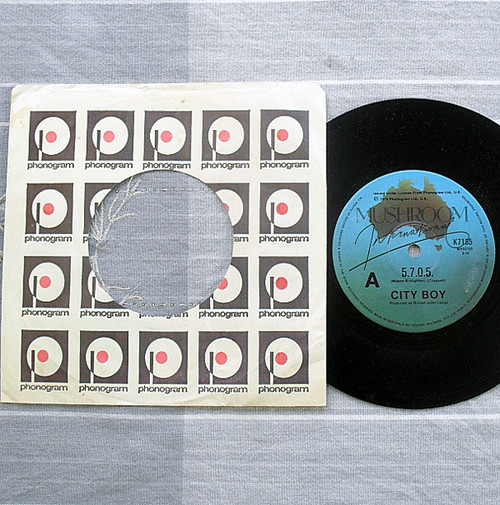 Pop Rock - City Boy 5.7.0.5 7" Vinyl 1978