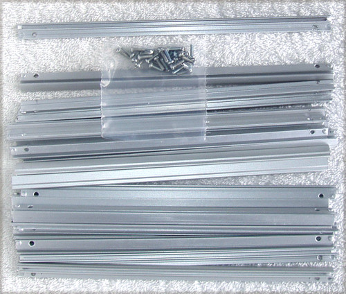 Eurocard DIN 41612 SUBRACK 200mm CARD GUIDE Extruded Aluminium (1) USED