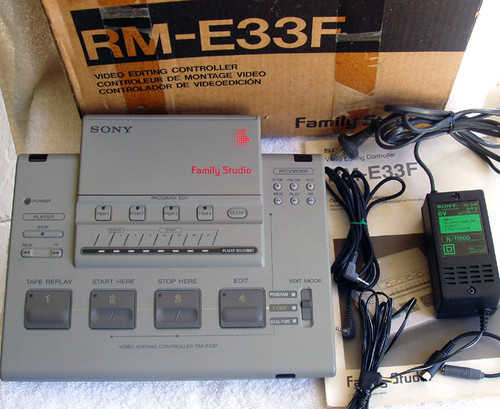 SONY Family Video Editing Controller Model: RM-E33F Complete & Working