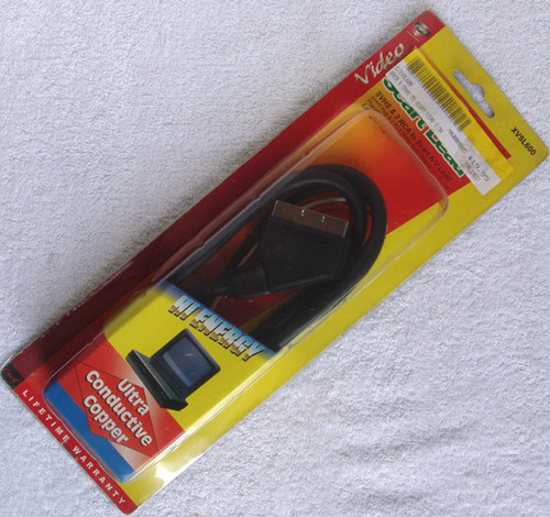 CREST SVHS & 2x RCA To SCART AV Lead 1.5m XVSL600