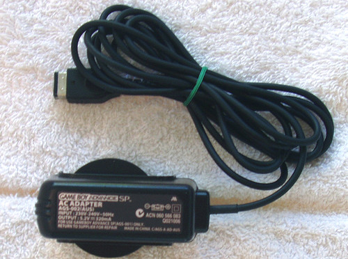 Genuine NINTENDO Gameboy Advance SP AC Adapter Model: AGS-002