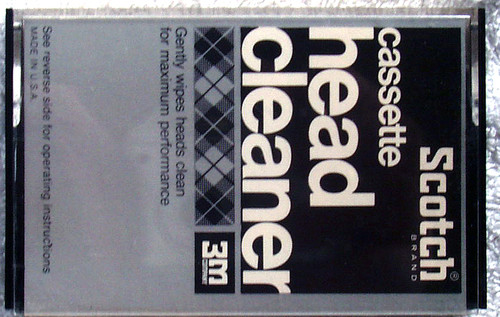 ACCESSORY - SCOTCH Cassette Tape Head Cleaner Cassette