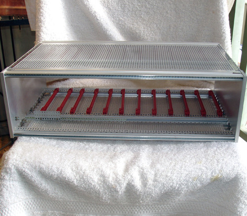 Pro Eurocard Frame 3RU #4 with card guide rails, shields