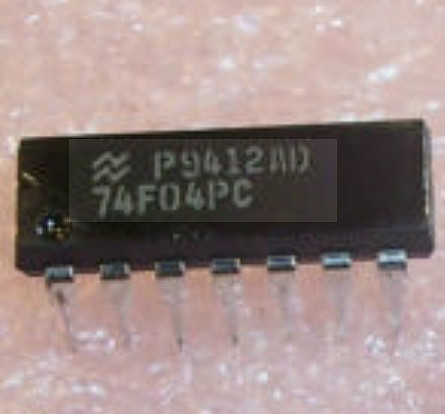 NATIONAL SEMICONDUCTOR 74 F Series 74F04 Hex inverter NEW Old Stock