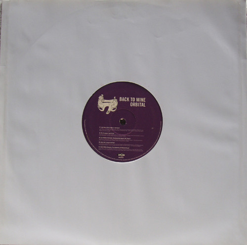 Mixed Genre's - ORBITAL Back To Mine (Compilation) Vinyl 2002