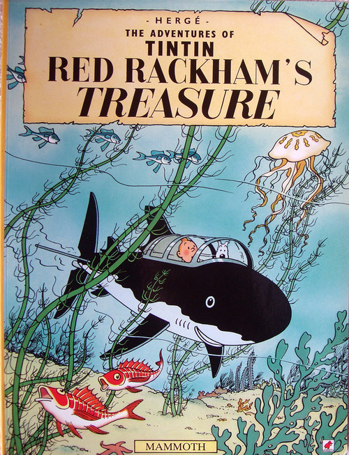 Comic Book - ADVENTURES OF TINTIN Red Rackham's Treasure 1997