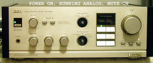 AKAI Stereo Integrated Amplifier Model: AM-M939 Analog/Digital Inputs