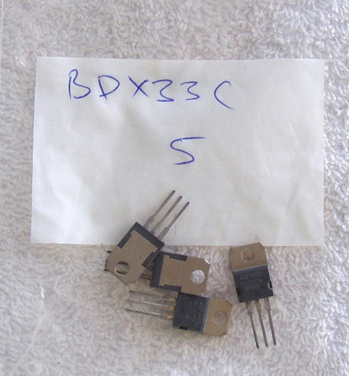 ST Microelectronics BDX33C (High Current Si NPN Darlington Transistor) NEW OLD STOCK