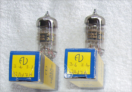 VALVE 12AX7A AEV Low Noise & Microphonics Amplifier (1) NEW Old Stock