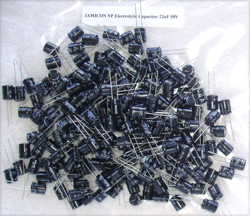 JAMICON NP Electrolytic Capacitor 22uF 50V NEW Old Stock