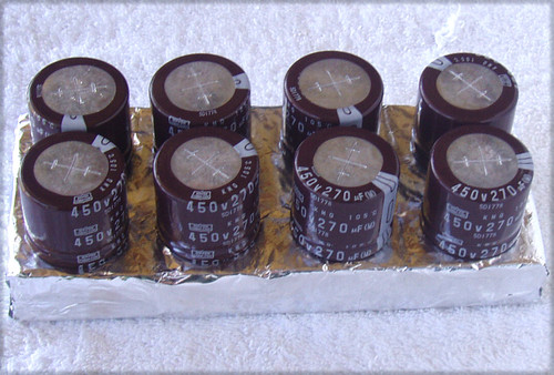 NIPPON CHEMI-CON 270uF 450V KMQ Low Profile Electrolytic Capacitor NEW ...