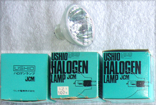 USHIO (Japan) Halogen Reflector Lamp 12V 100W NEW Old Stock