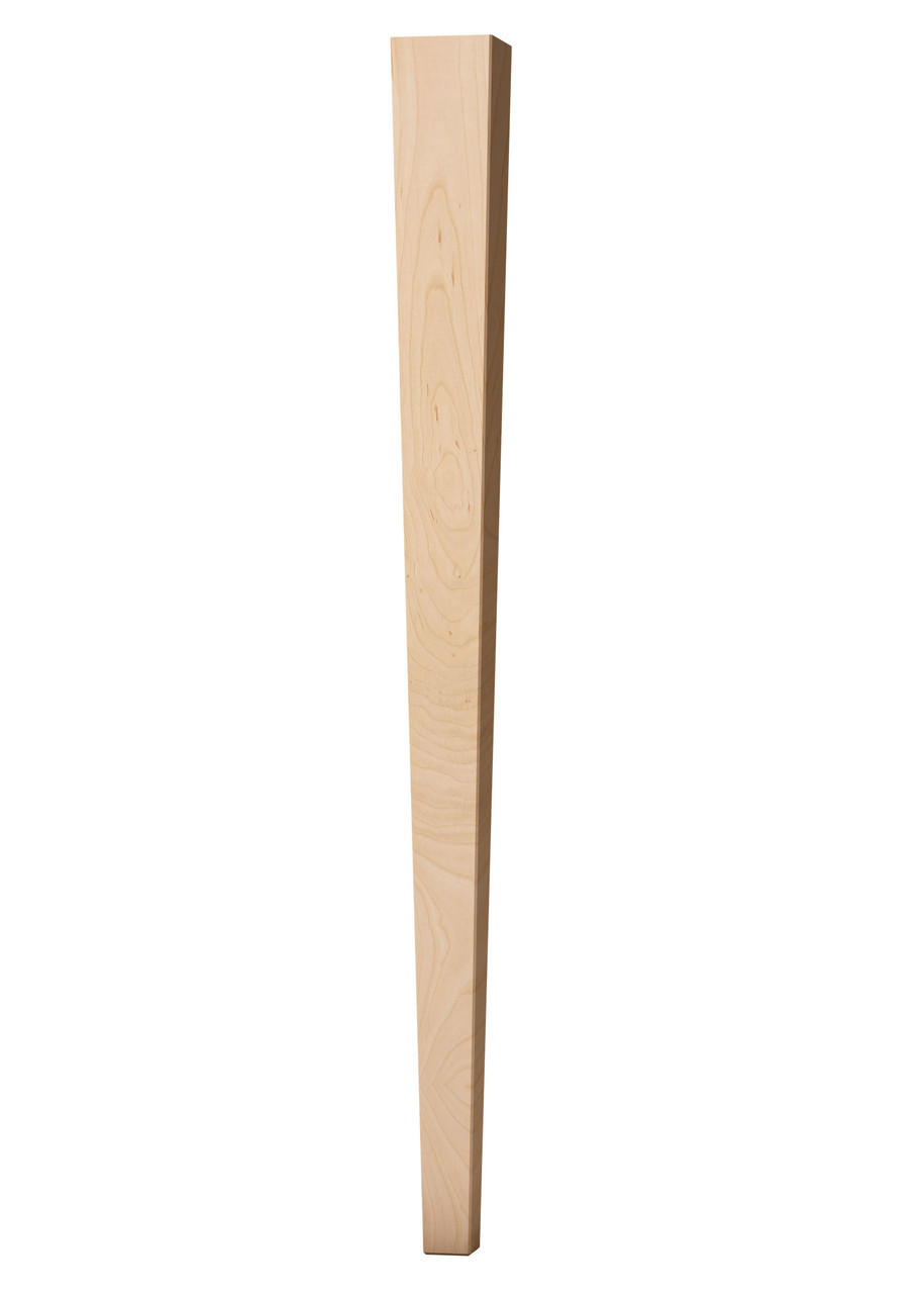 Oslo Square Tapered End Table Leg 21" | Shop TableLegs.com™