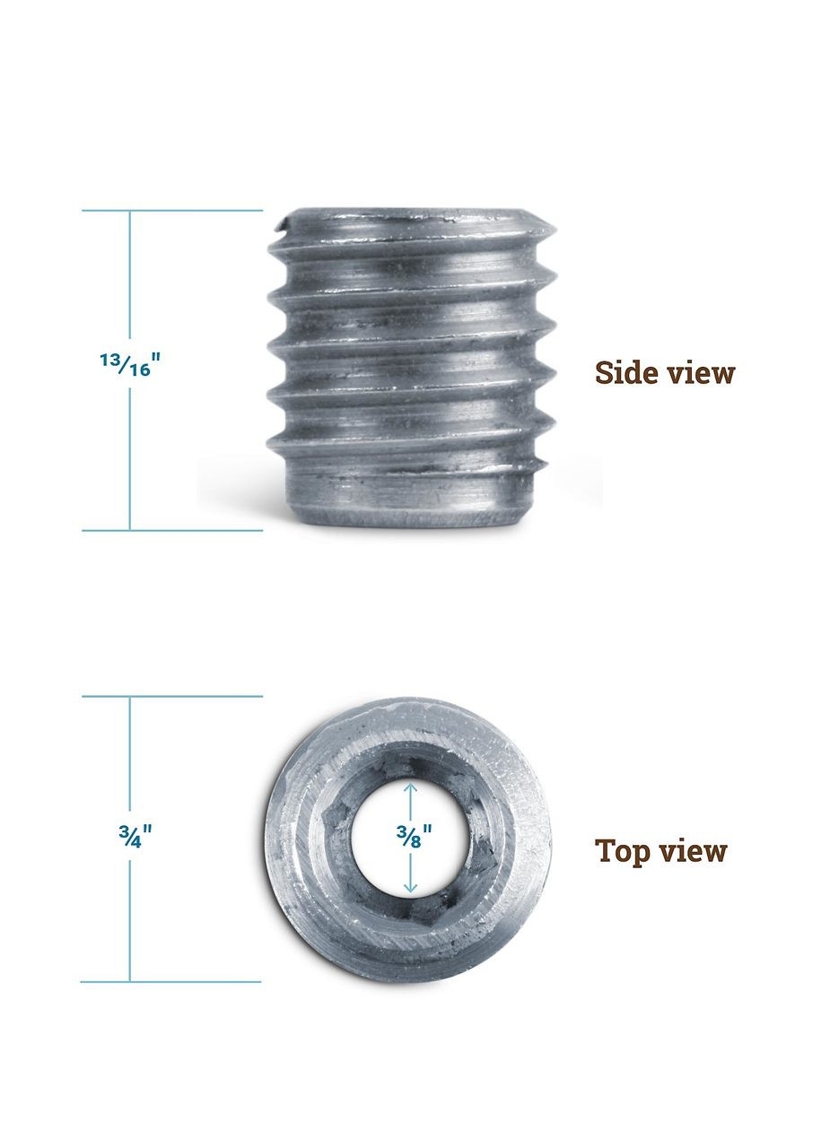 Threaded Inserts (pkg of 10) | TableLegs.com™ | Shop Online