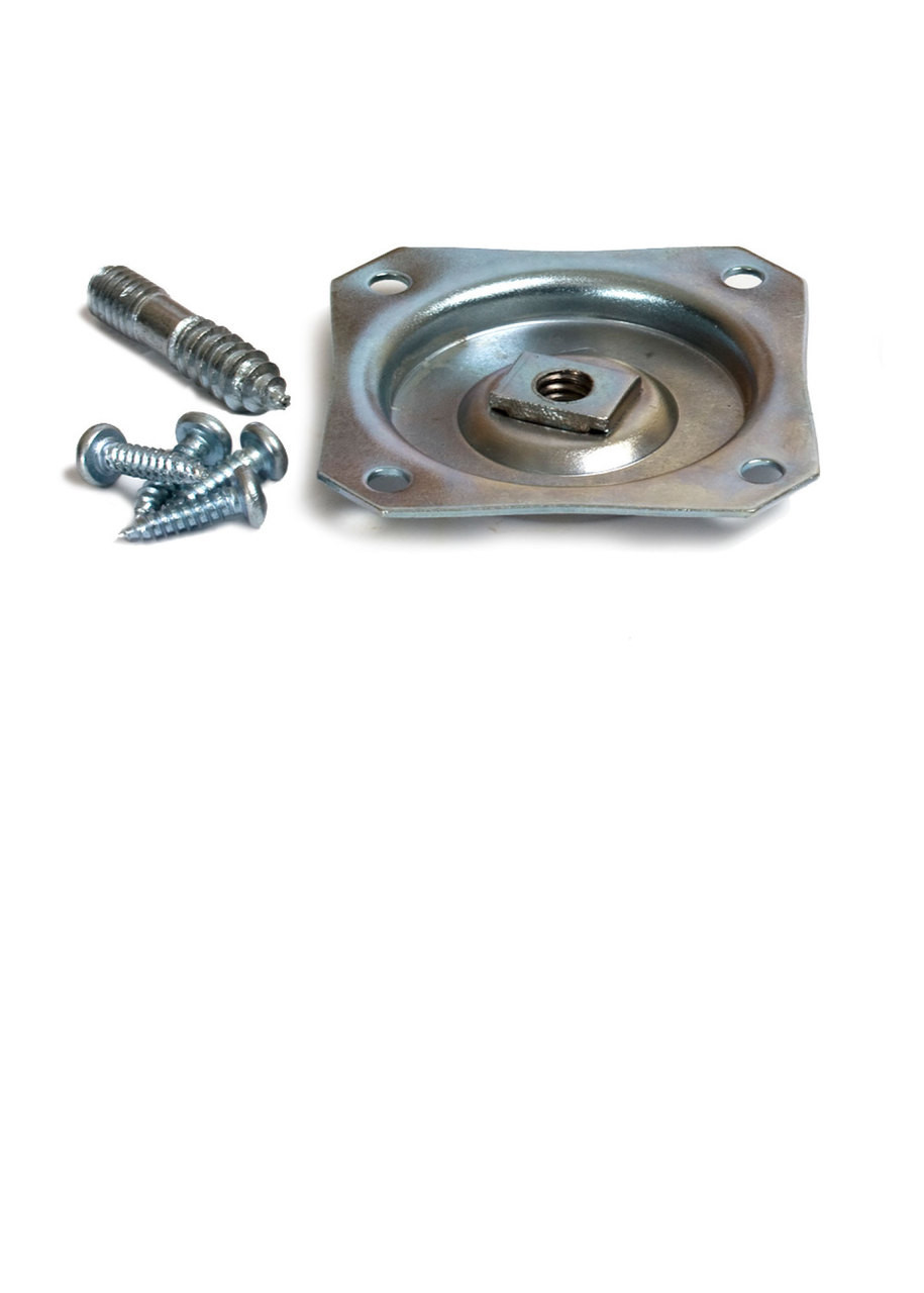 Straight Metal Attachment Plate For Furniture Feet/Legs - TableLegs.com