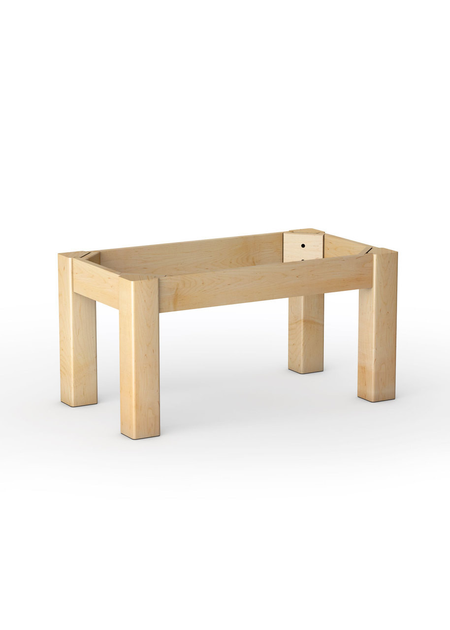 Foursquare Soft Maple Coffee Table Base – 18" Extra Large Leg