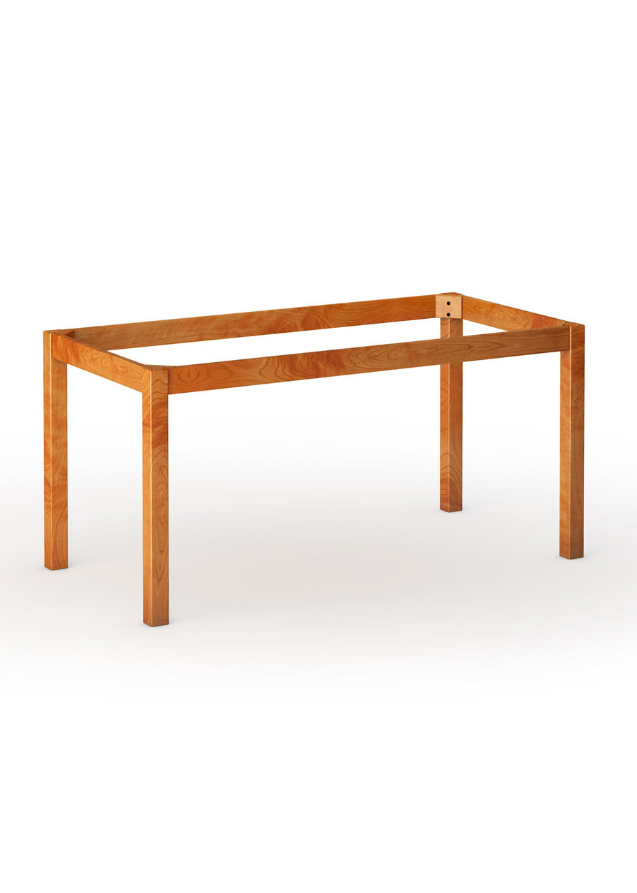 Foursquare Red Oak Dining Table Base – Customizable Design