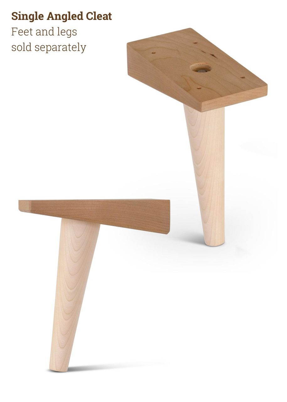 Single Angled Cleat | TableLegs.com™ | Shop Online