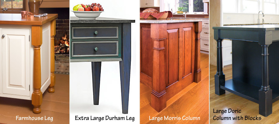 Kitchen Island Legs & Support Posts | USA Made | Shop TableLegs.com™
