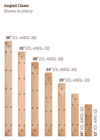 Angled/Splayed Cleats - TableLegs.com