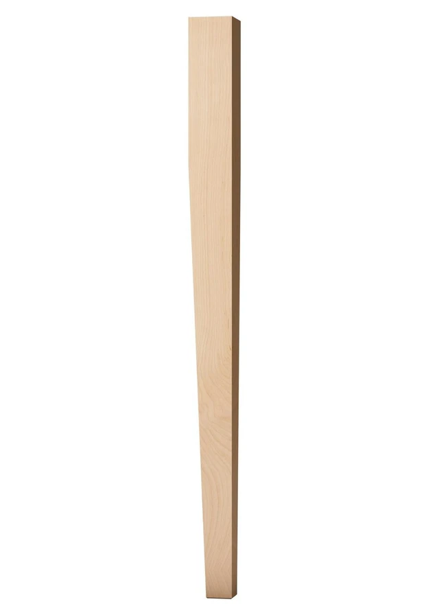 Country Hepplewhite Kitchen Leg 36" - TableLegs.com