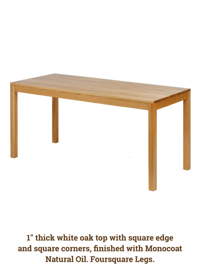 White Oak Table Top | Custom Made | Order Online