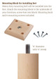 Round Wood Furniture Feet | 2 x 4" to 12" | Shop TableLegs.com™
