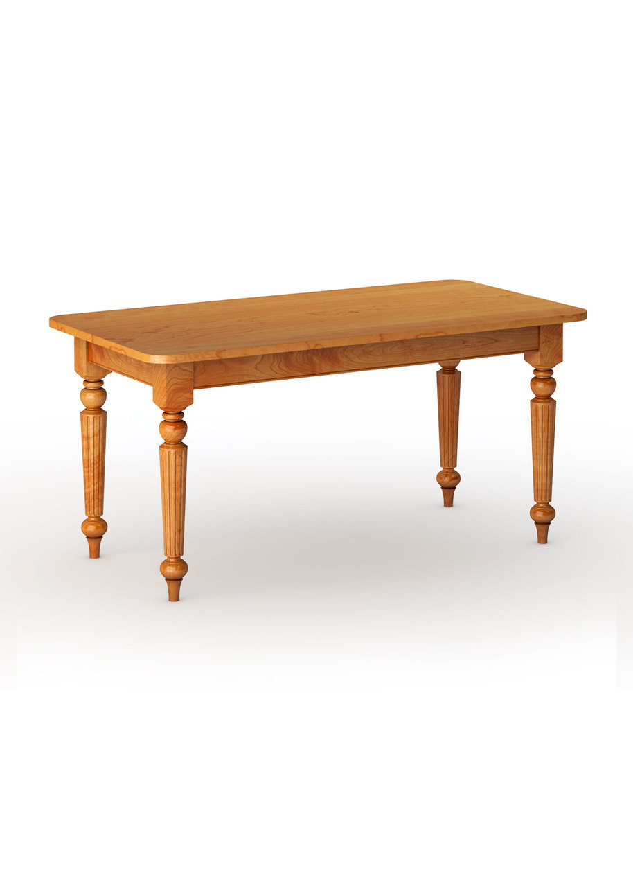 Cherry Large Fluted Federal Dining Table – 12"