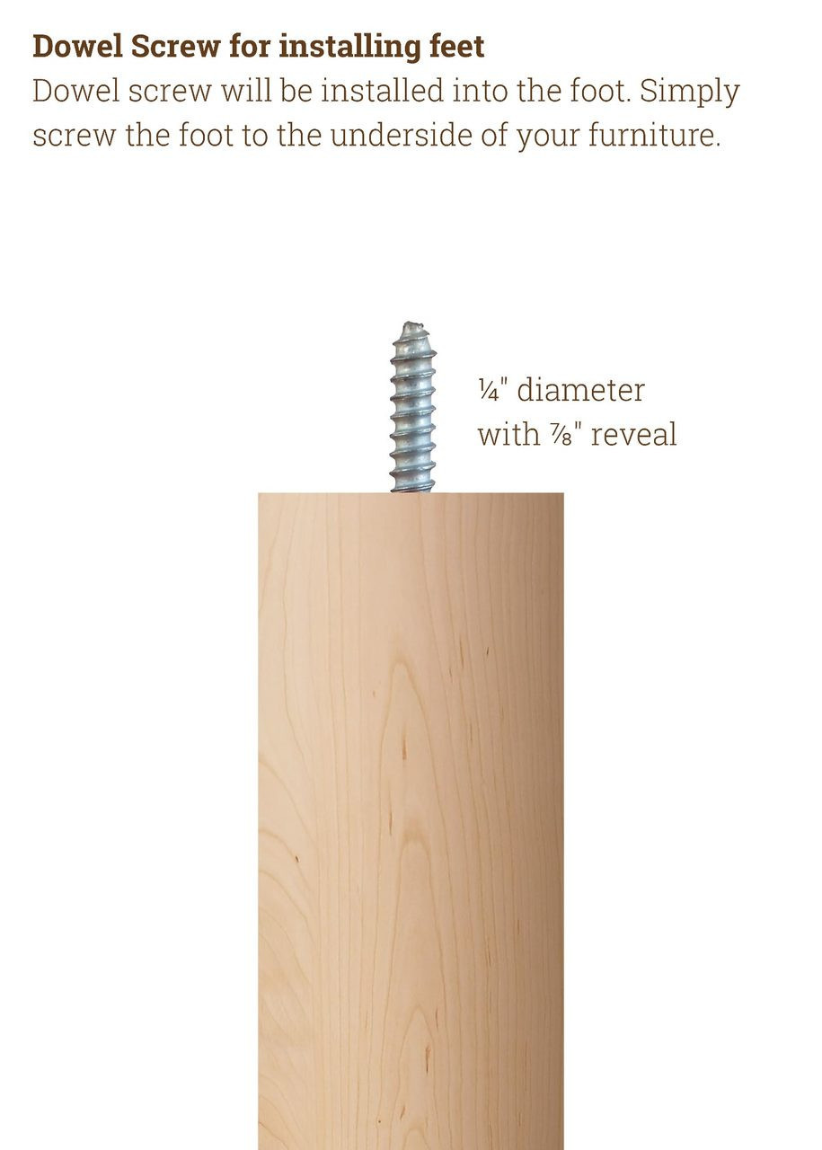 Wegner Danish Modern Furniture Feet 4" to 12" | Shop TableLegs.com™