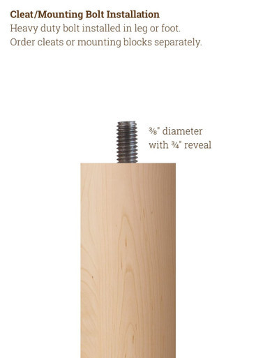 Table Legs | High Quality Craftsmanship | Made in the USA