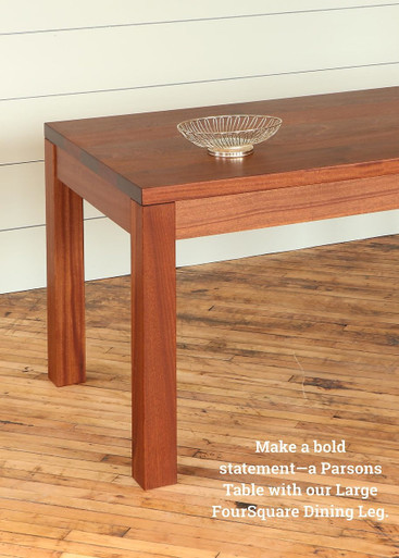 Mahogany Countertop | Thick Wood Table Top | TableLegs.com™