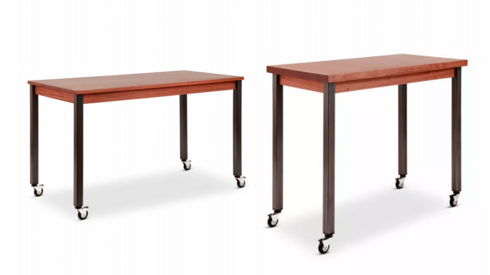 How to Attach Casters to Metal Legs - Tablelegs