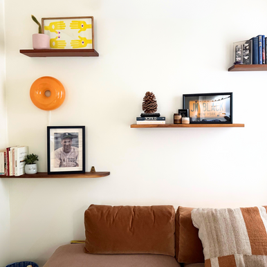 Solid Wood Short Shelf – Custom Hardwood Plank