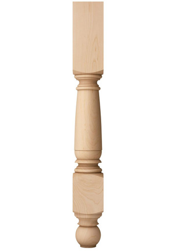 Country Sheraton Tavern Coffee Table Leg 18" - TableLegs.com