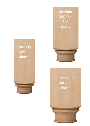 Modular Column Capitals with Blocks - TableLegs.com