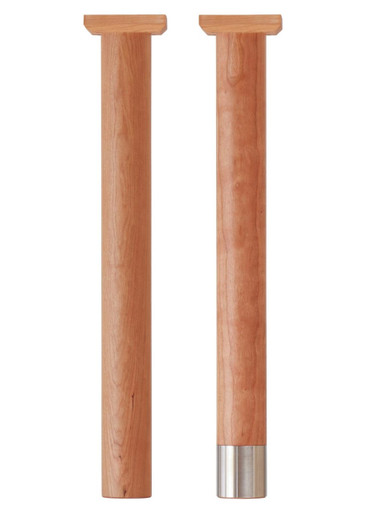 Large Round Wood End Table Leg 2.5 x 25" | Shop TableLegs.com™