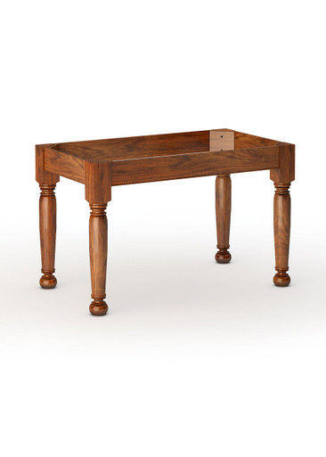 Country Walnut Kitchen Table Base – 36" Leg, Rich and Sturdy