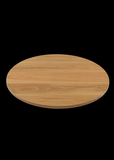 White oak round table store