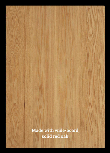 Red Oak Table Top | Custom Made | Order Online